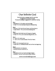 Our-Infinite-God-Scripture-Printable | Wondertakings