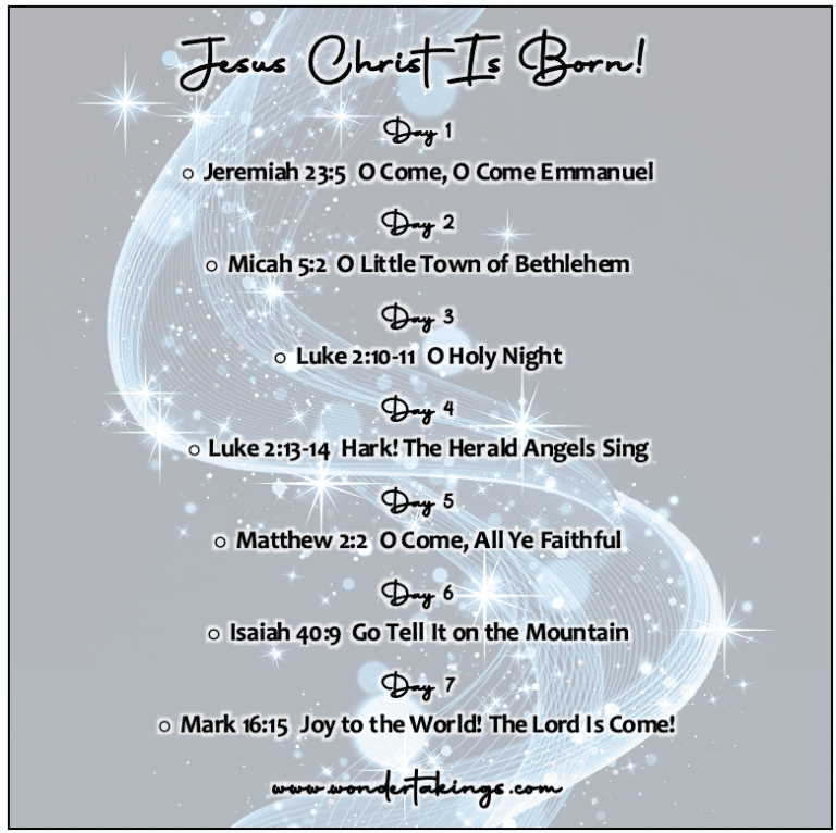 Jesus Christ Is Born! | Wondertakings