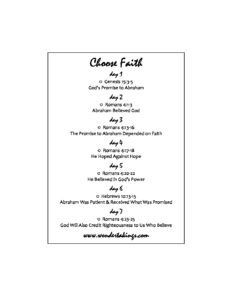 Choose-Faith-Scripture-Printable | Wondertakings