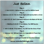 Just-Believe-Scripture | Wondertakings