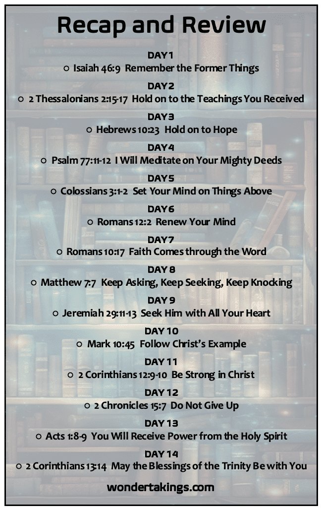 Recap & Review | Wondertakings